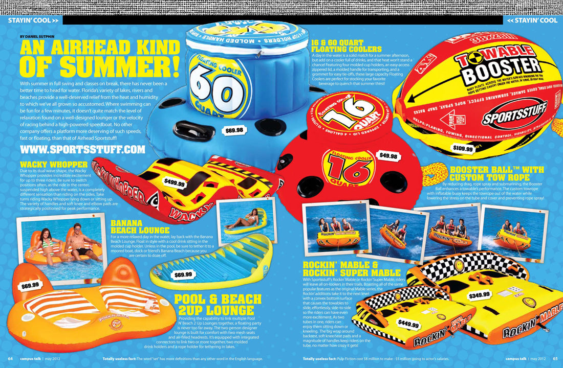 Campus Talk Magazine features the new Rockin' Mables, Wacky Whopper, B ...