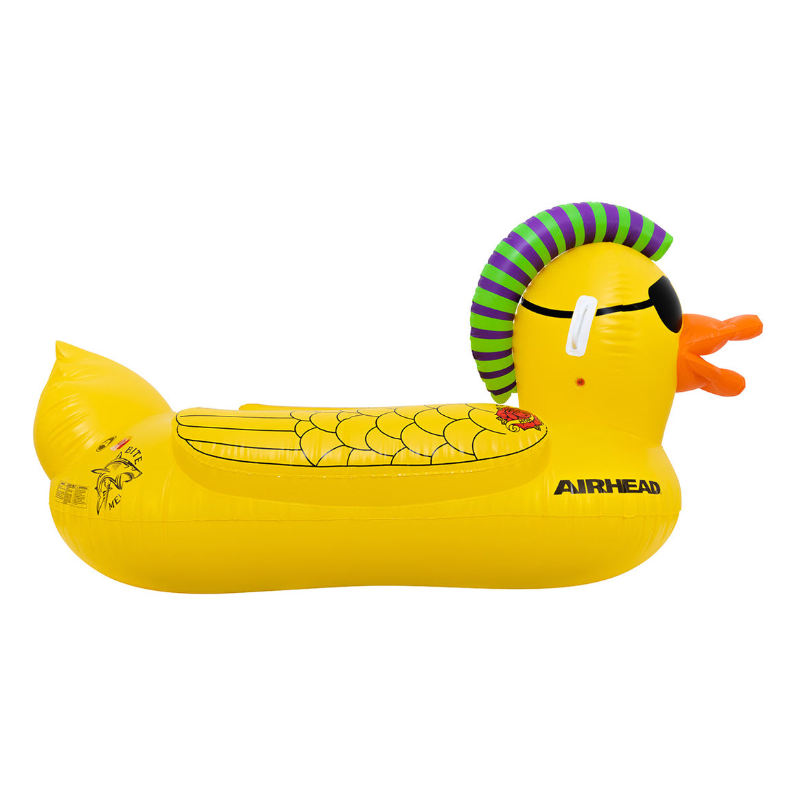 Inflatable Plastic Punk Duck Pool Float | Airhead