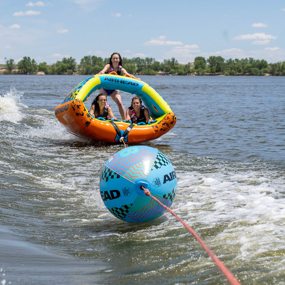 Airhead Orb Booster Ball & Tow Rope for Tubing